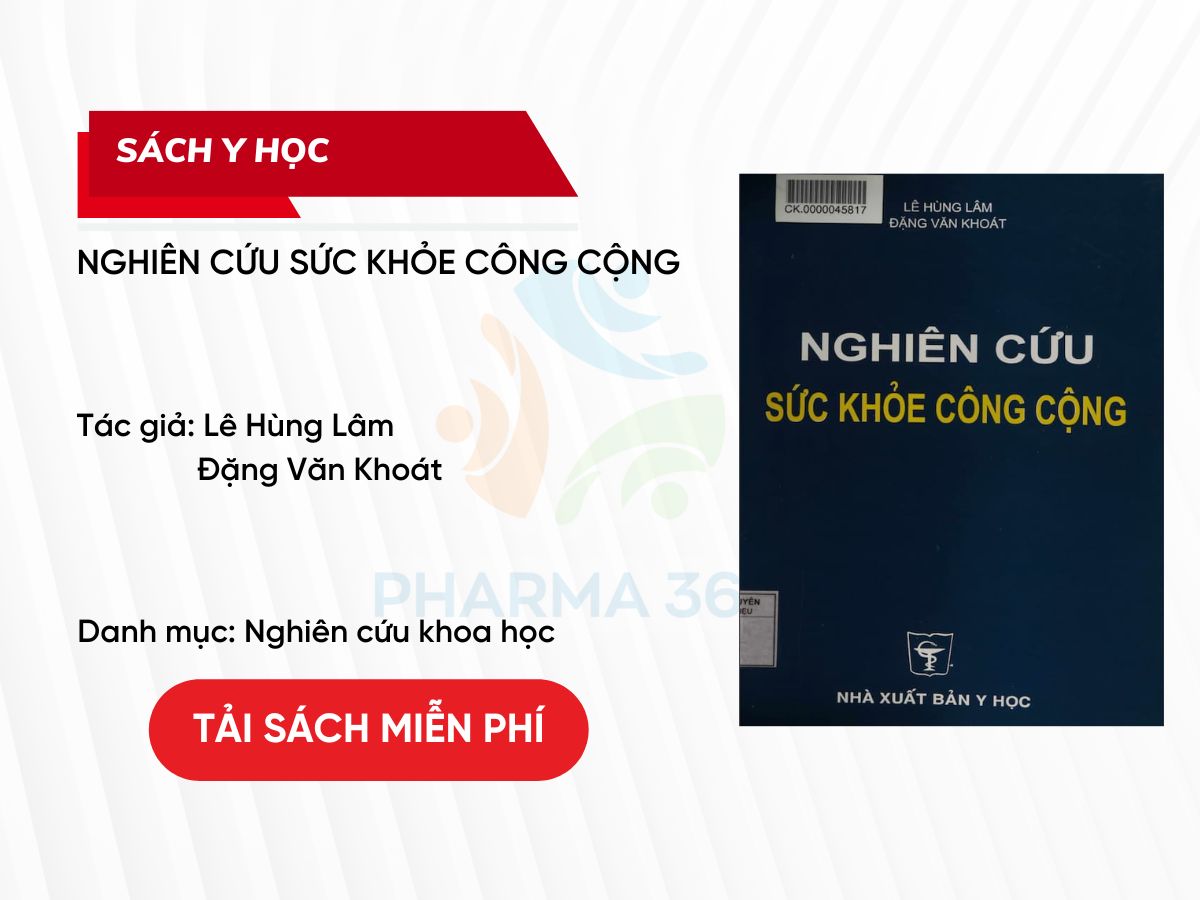 Tải miễn phí PDF Nghiên cứu sức khỏe công cộng - Lê Hùng Lâm và Đặng Văn Khoát